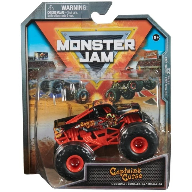 Monster Jam - 1:64 Scale Die Cast - Captains Curse – The Country Christmas Loft