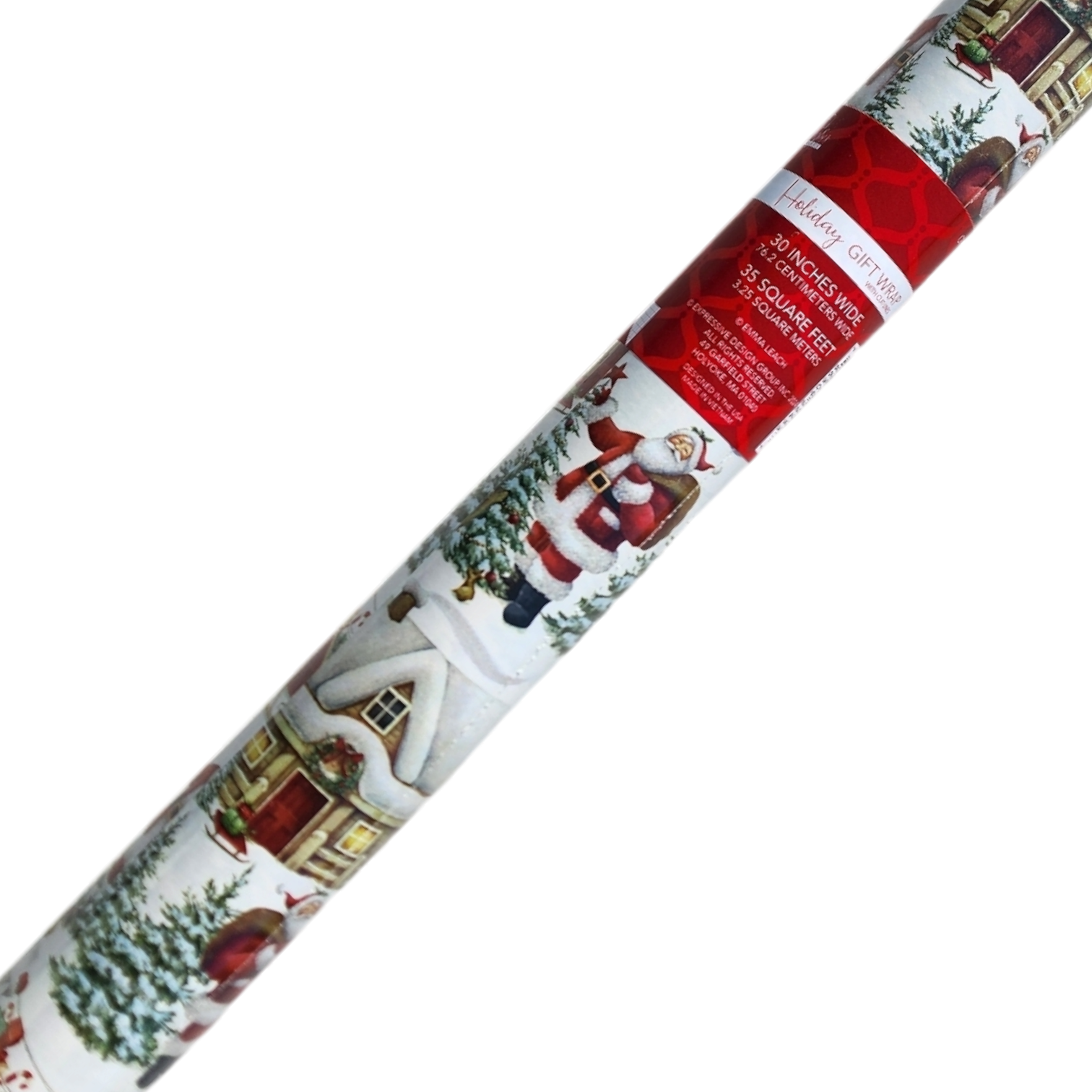 Holiday Roll Wrap - 30" x 168" - Santa's Winter Wonderland – The ...