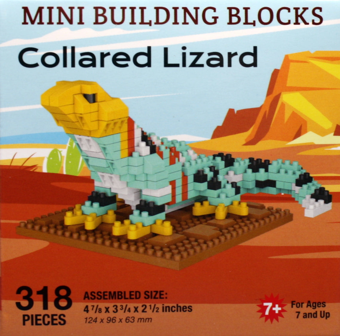 Mini Building Blocks - Collared Lizard – The Country Christmas Loft
