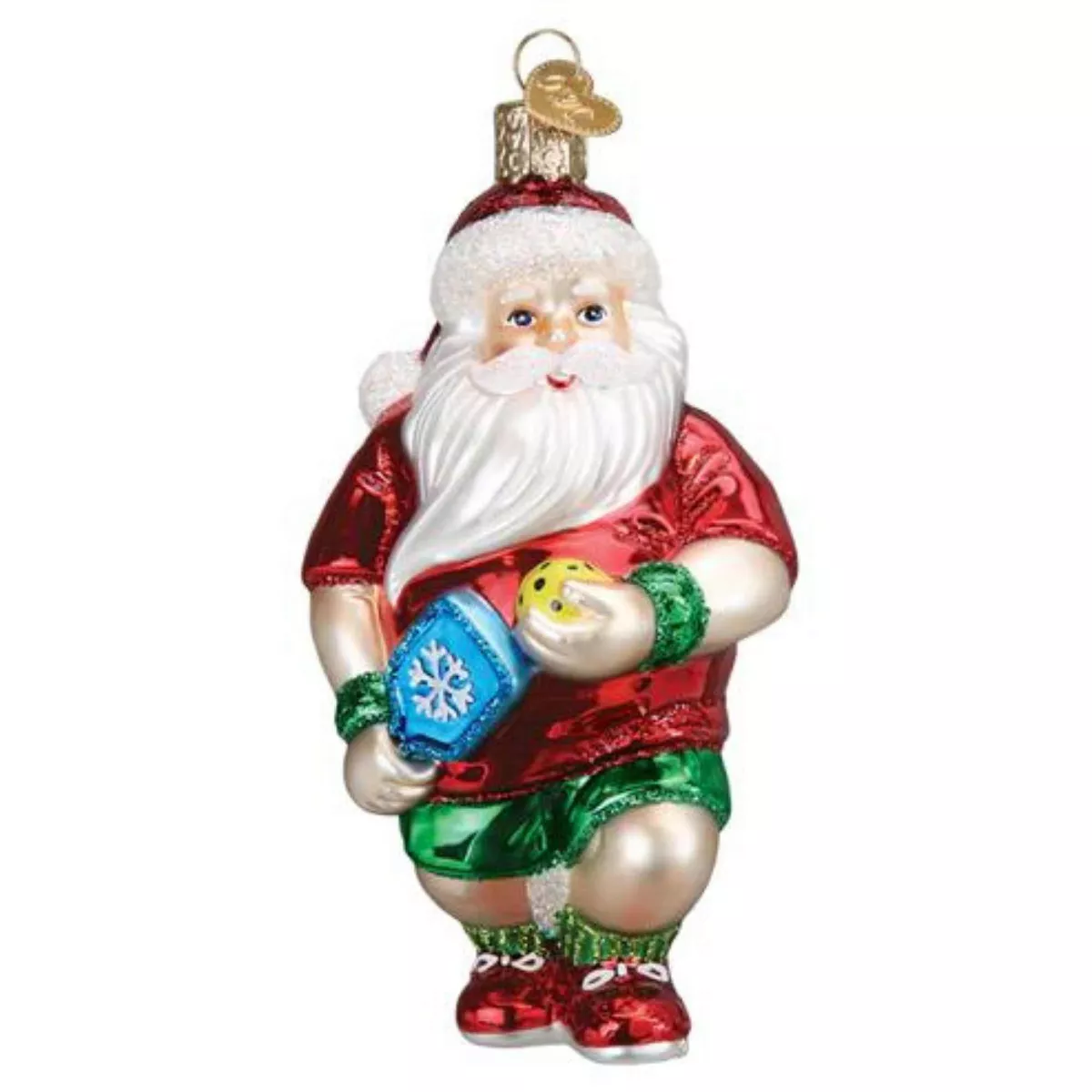 Pickleball Santa Ornament – The Country Christmas Loft