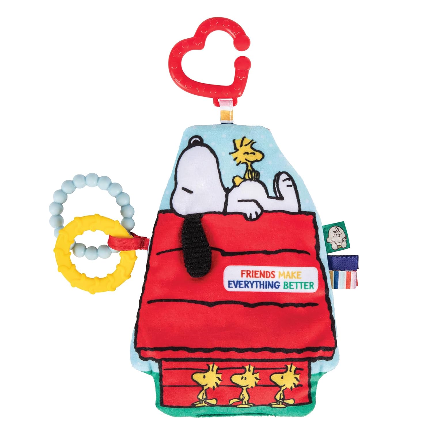 Peanuts Snoopy- On-The-Go Sensory Crinkle Teether Toys – The Country ...