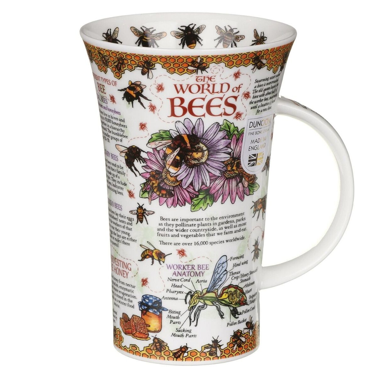 World Of Bees Fine Bone China Mug Glencoe Style By Dunoon – The Country ...