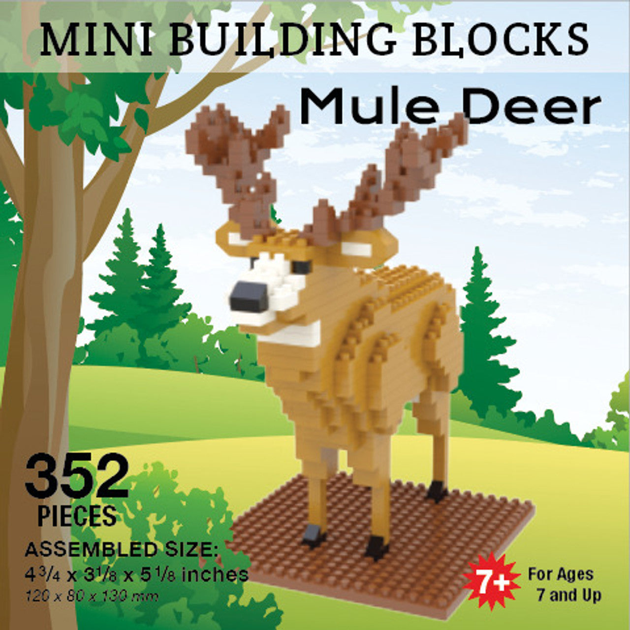 Mini Building Blocks - Mule Deer – The Country Christmas Loft