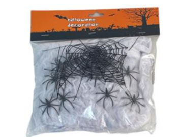 2 oz Spider Web with 16 Spiders – The Country Christmas Loft