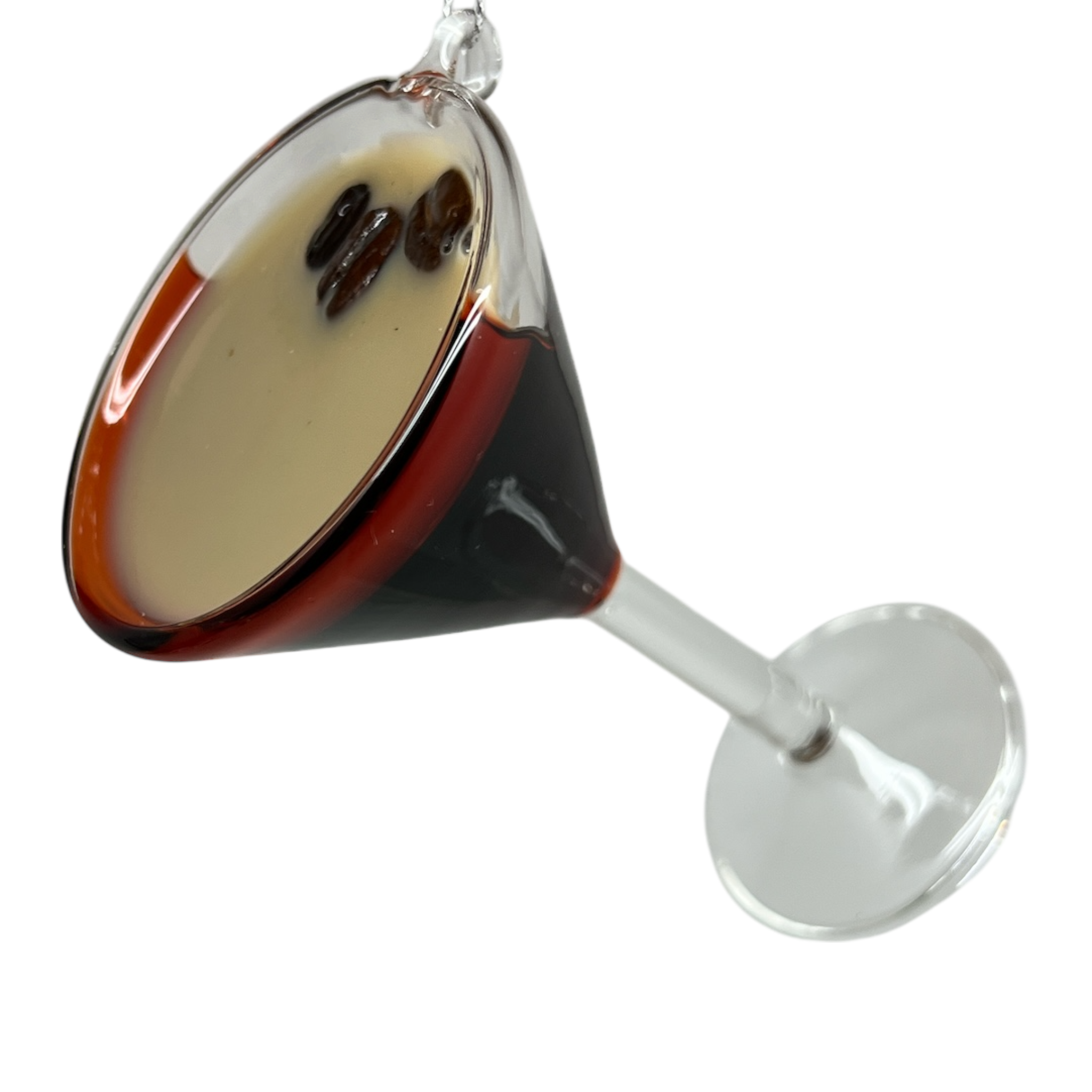 Glass Espresso Martini Ornament – The Country Christmas Loft