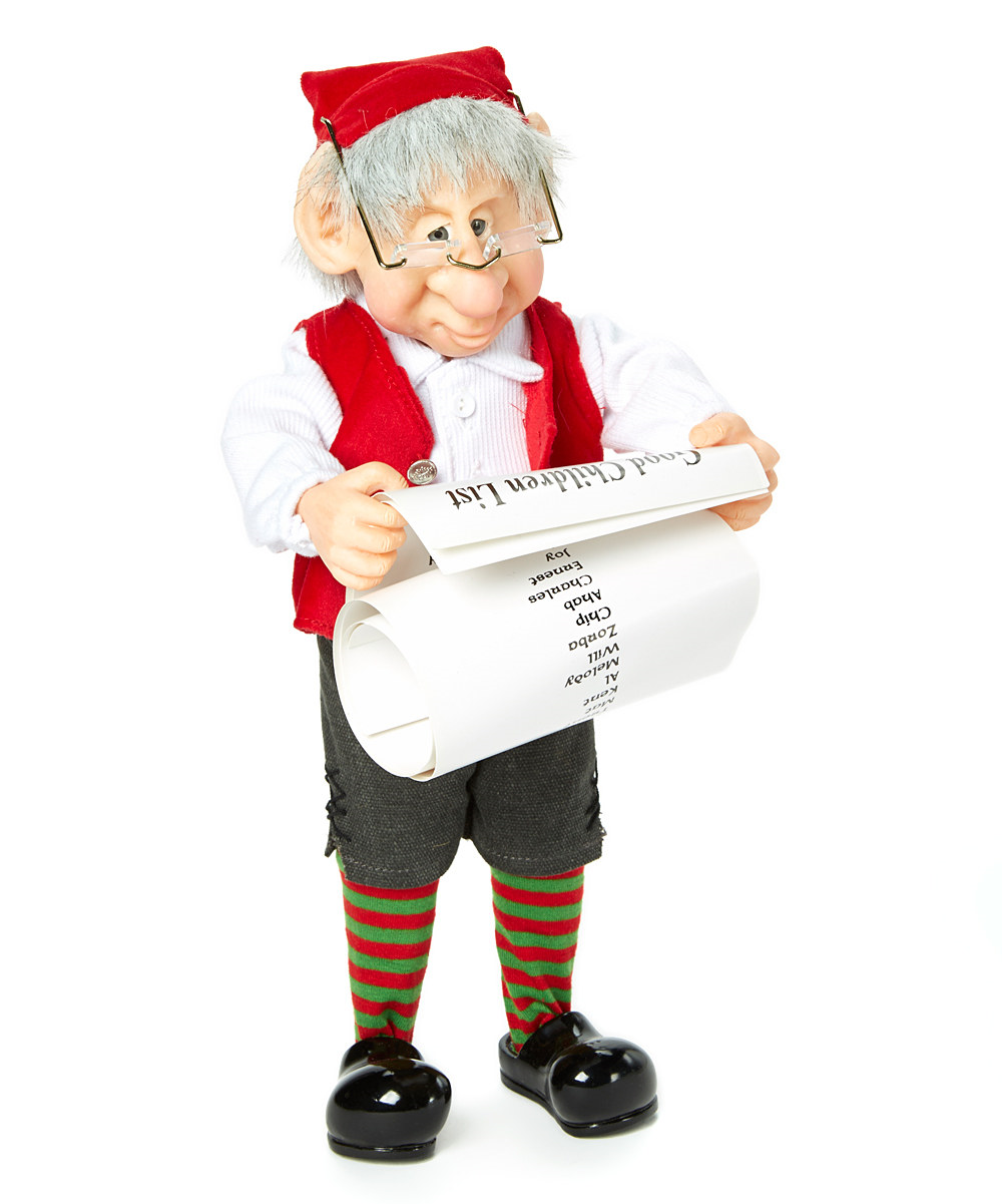 Zims Theo The Elf Figurine – The Country Christmas Loft