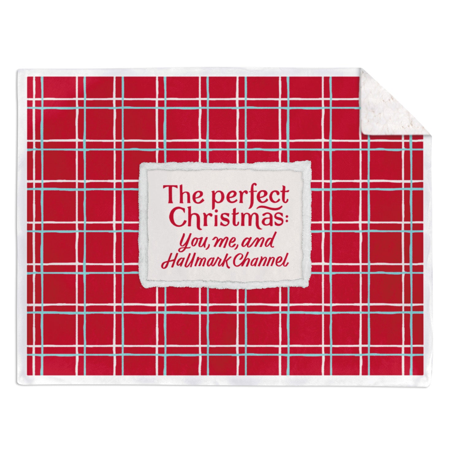 Hallmark Channel Perfect Christmas Oversized Sherpa Blanket – The ...