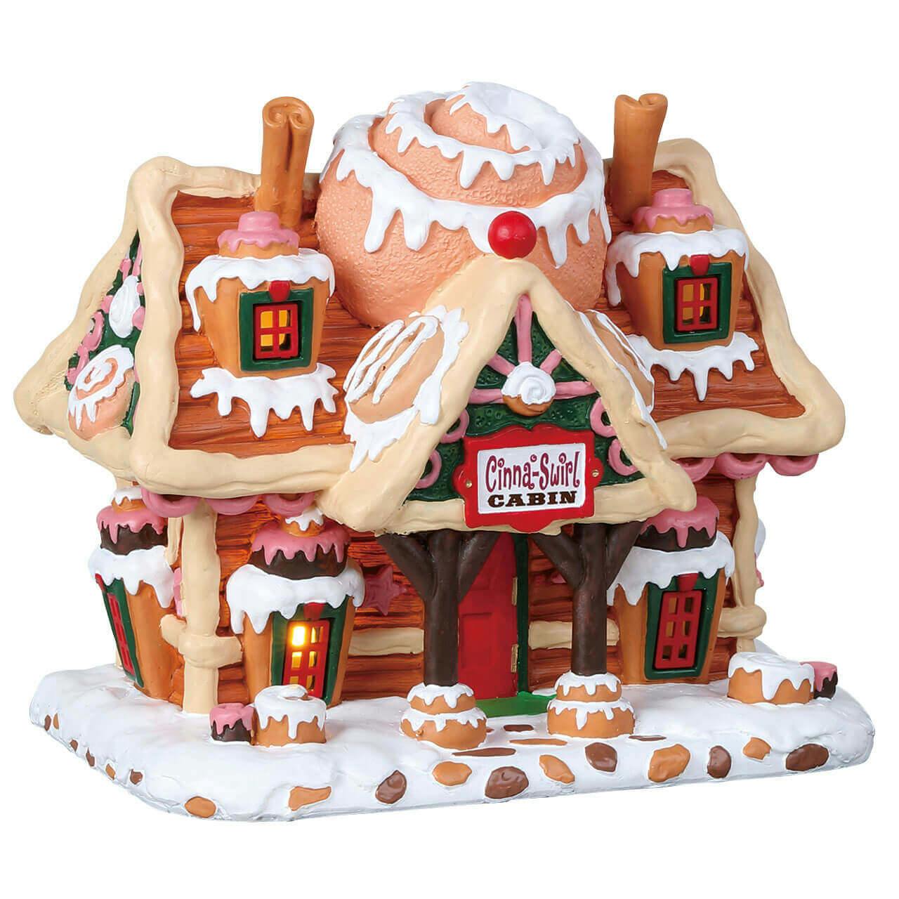 Cinna-Swirl Cabin Christmas Village Building | Lemax – The Country ...