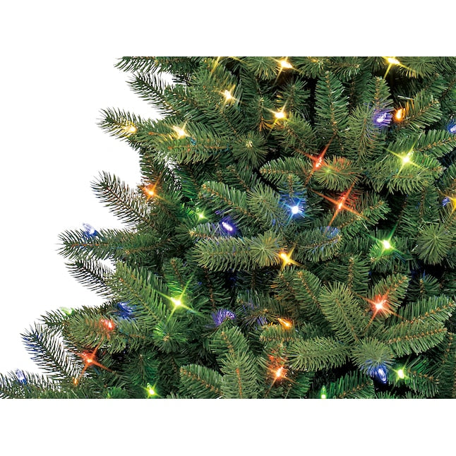 Copy of Laurel Pine Flocked Tree with White LED Lights - 7.5 Foot – The ...