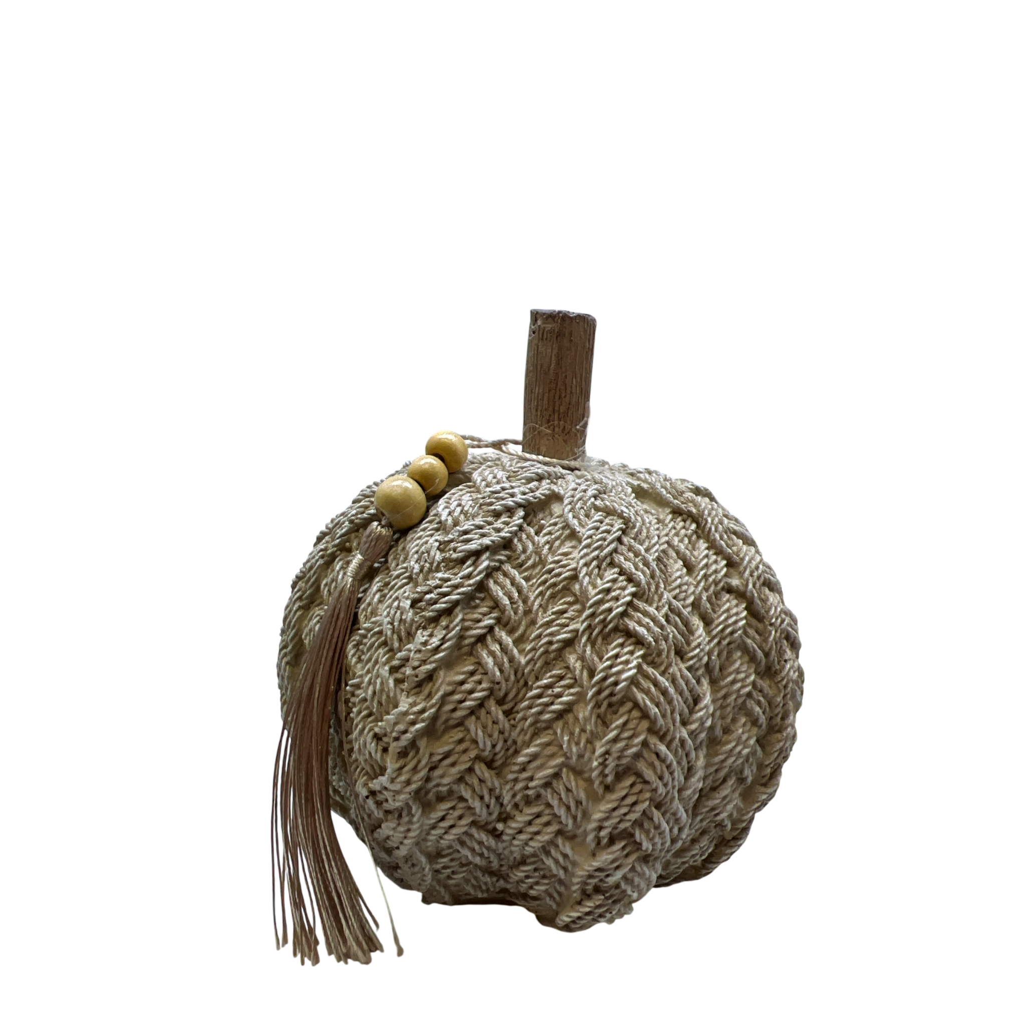 Natural Braided Harvest Pumpkin – The Country Christmas Loft