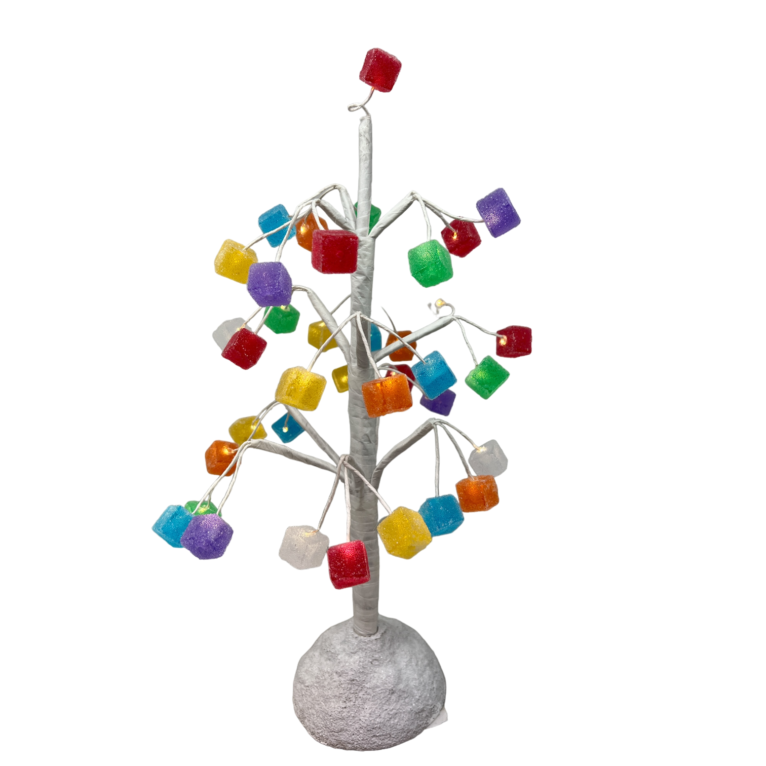 Lighted Holiday Square Gum Drop Tree – The Country Christmas Loft