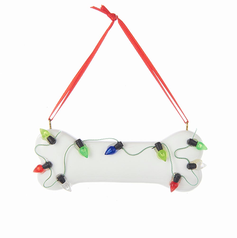 Decorated Dog Bone Ornament – The Country Christmas Loft