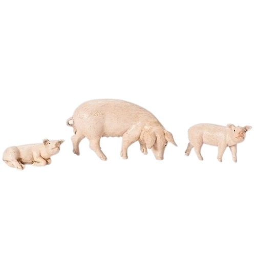 Pigs for a Nativity Scene - 3 Piece - 5 Inch Scale – The Country ...