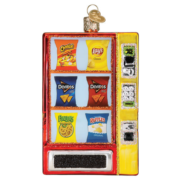 Frito Lay Vending Machine Glass Ornament – The Country Christmas Loft