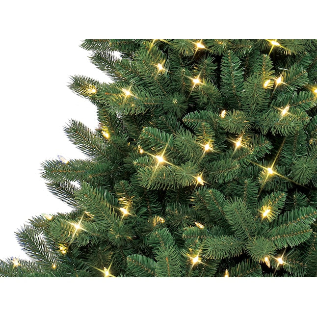 Copy of Laurel Pine Flocked Tree with White LED Lights - 7.5 Foot – The ...