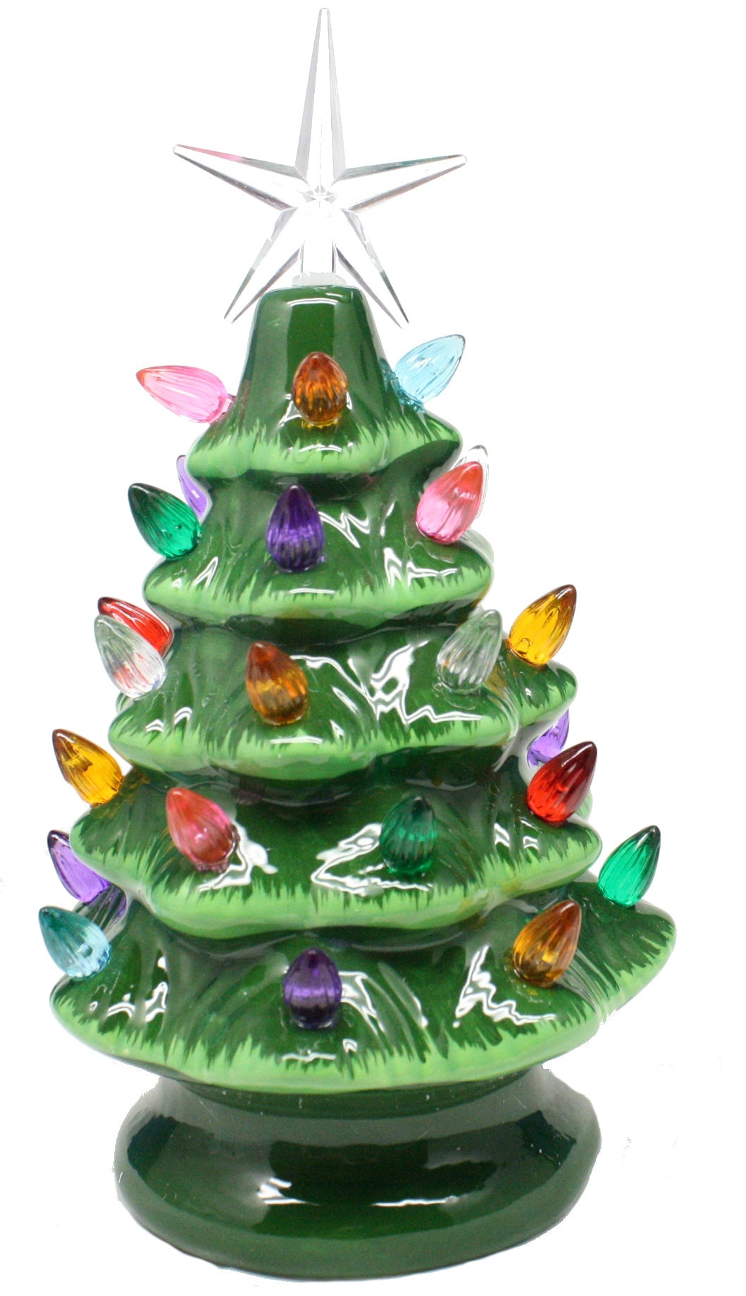 Battery Operated Ceramic Light-Up Tree – The Country Christmas Loft