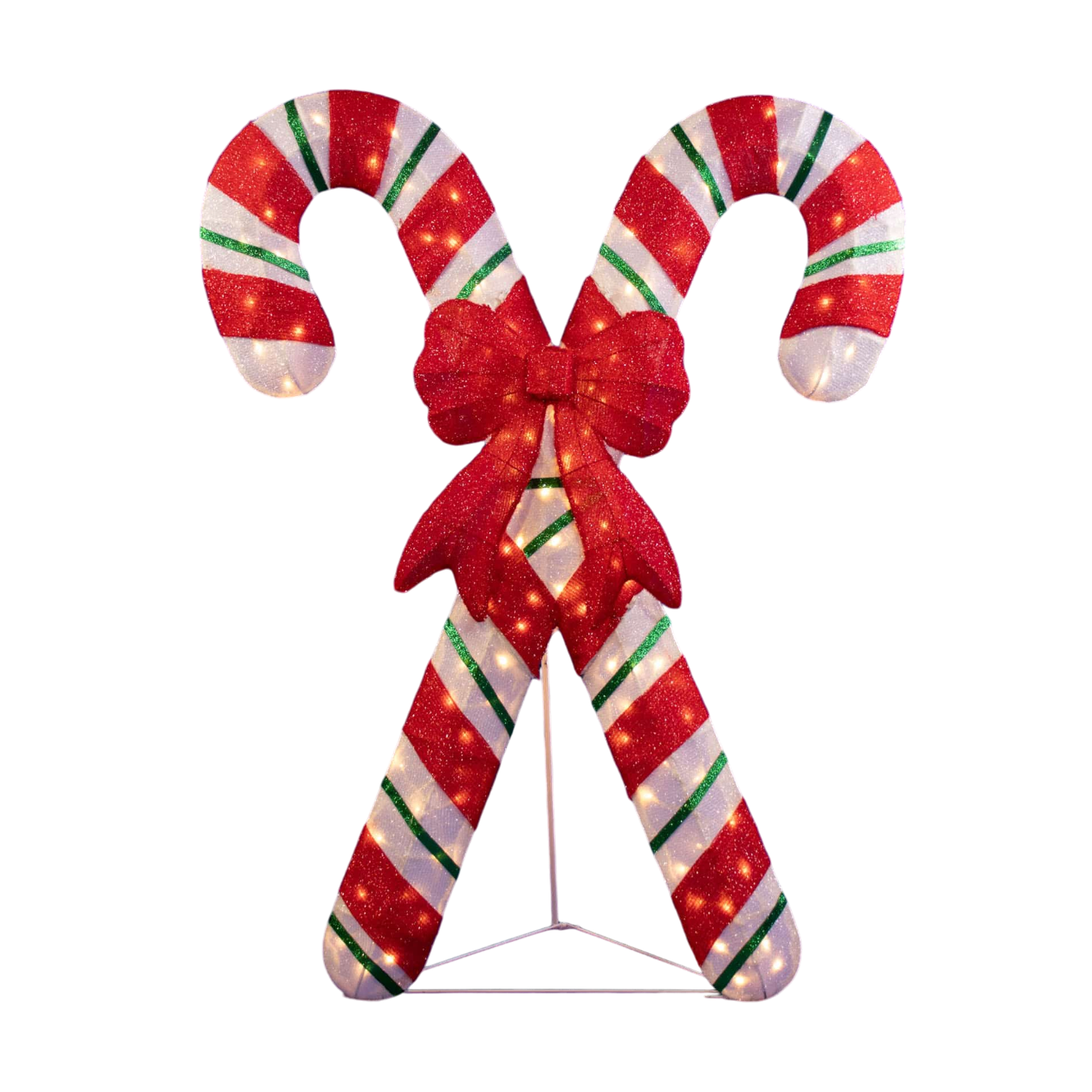48 Inch Lighted Candy Cane Display – The Country Christmas Loft