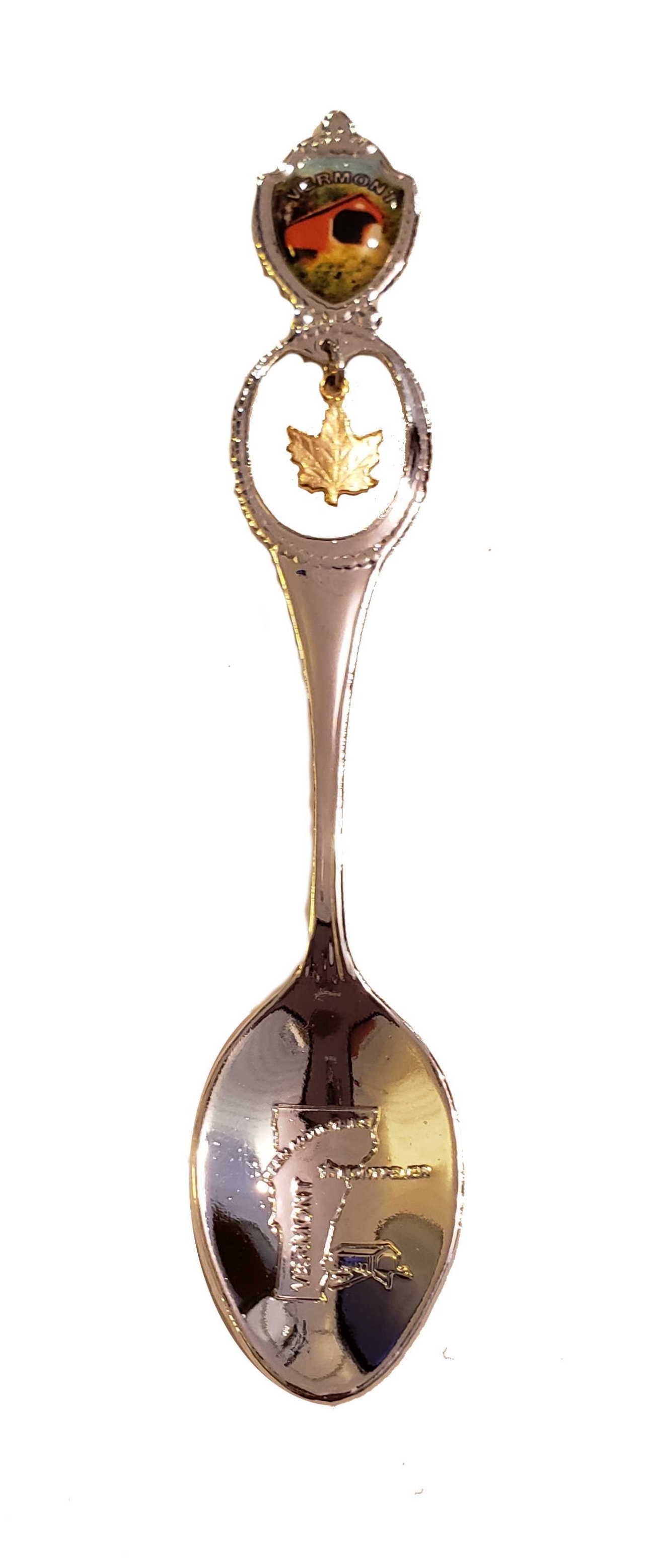 Glenncraft Demi Spoon - Bridge With Leaf – The Country Christmas Loft