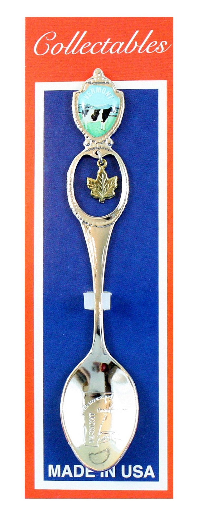 Glenncraft Demi Spoon - Cow With Leaf – The Country Christmas Loft