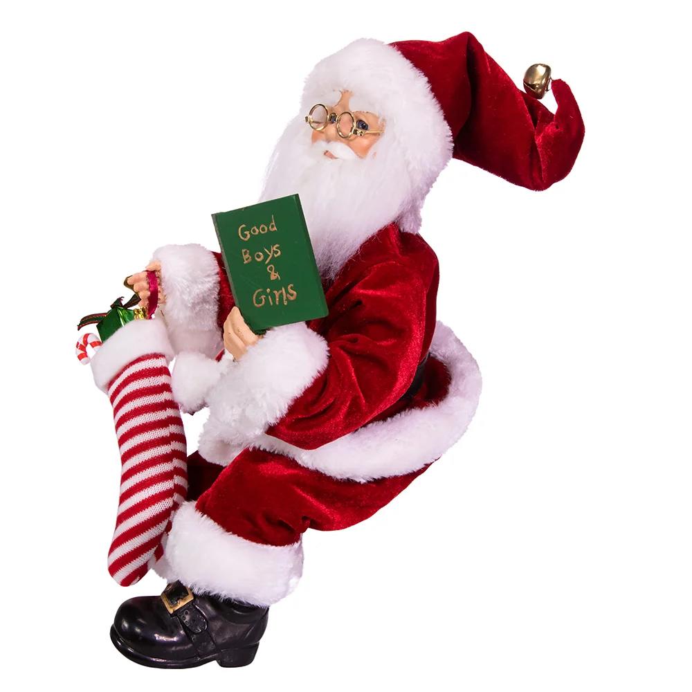 Kringles Santa With Book - 16 Inch – The Country Christmas Loft