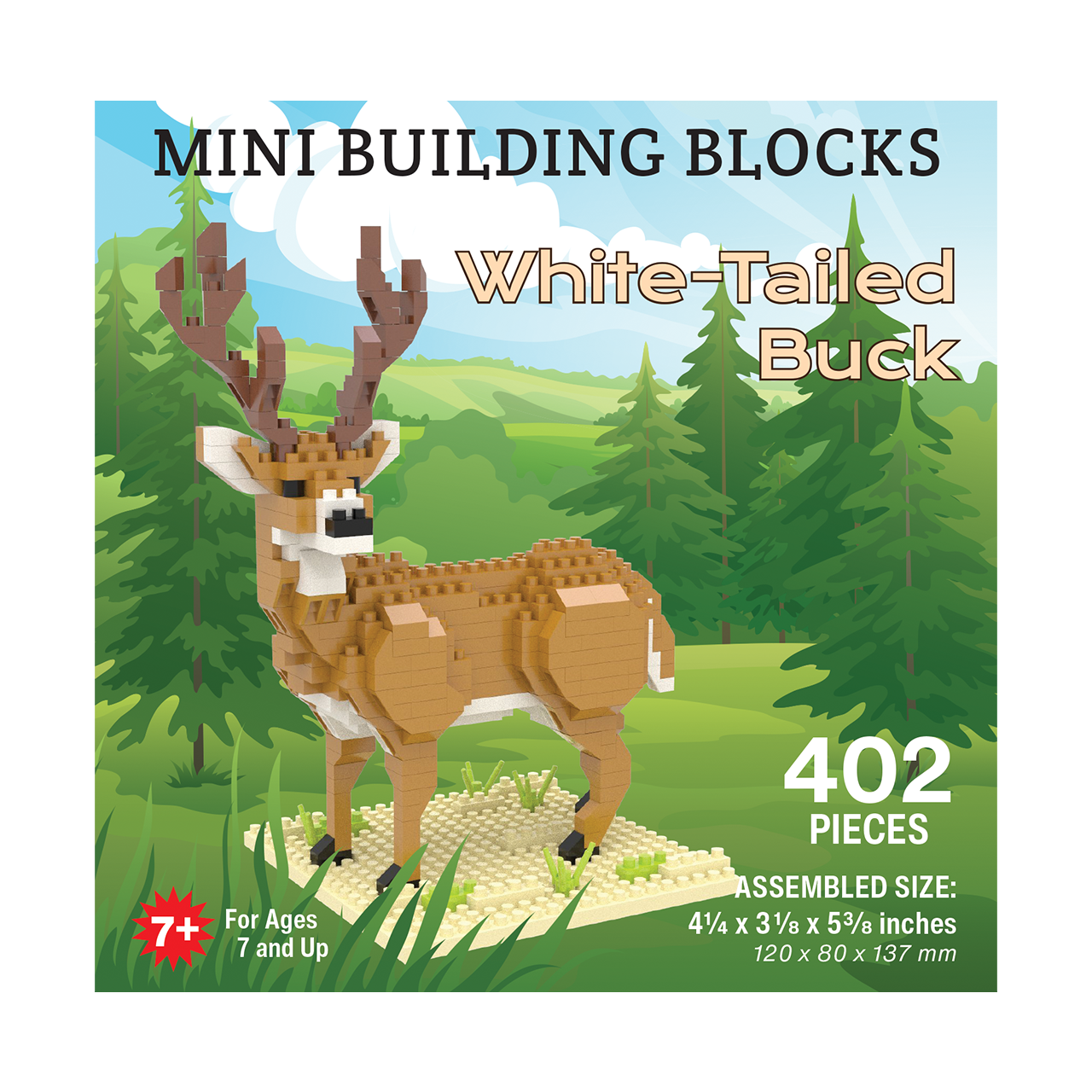 White Tail Buck Mini Building Blocks – The Country Christmas Loft
