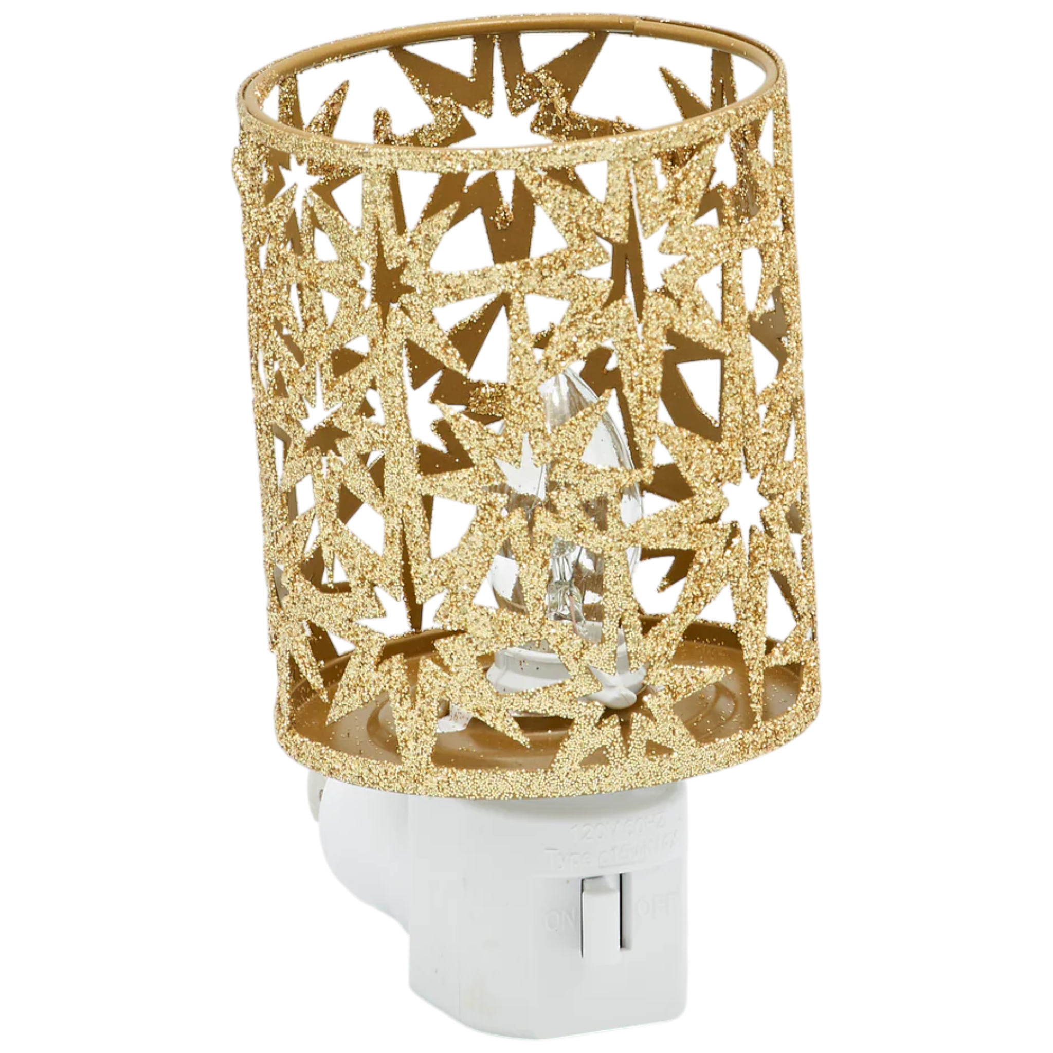 Gold Star Cutout Pattern Night-Light – The Country Christmas Loft