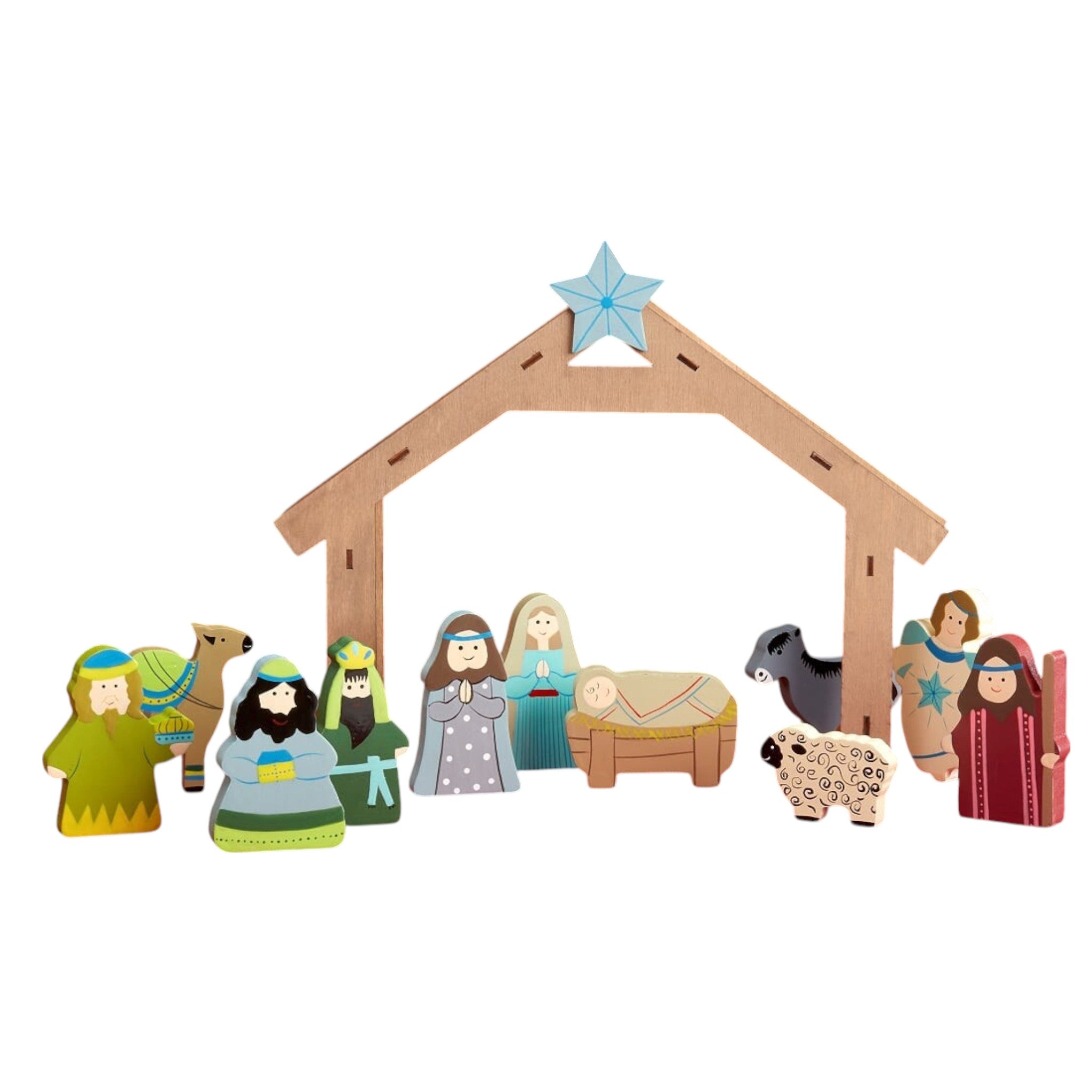 Children's Nativity Set - 12 Piece Set – The Country Christmas Loft