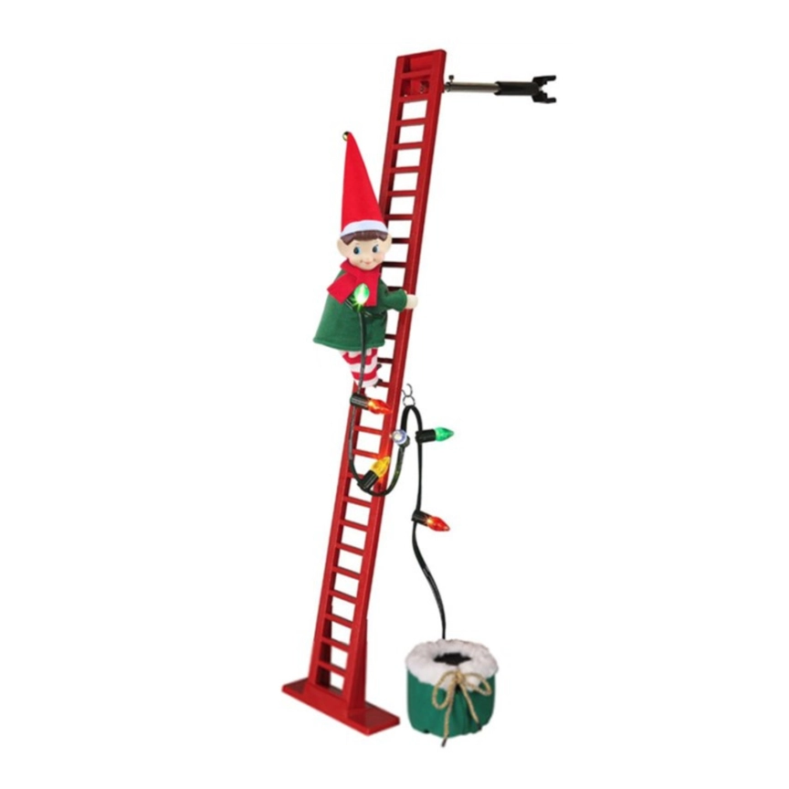 Mr. Christmas 40 inch Original Climbing Elf – The Country Christmas Loft