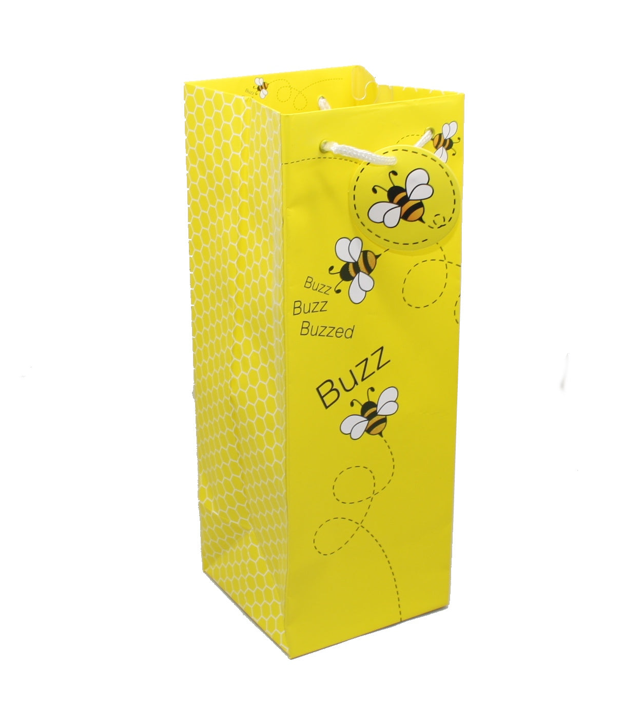 Buzz Buzz Buzzed Wine Bottle Gift Bag – The Country Christmas Loft
