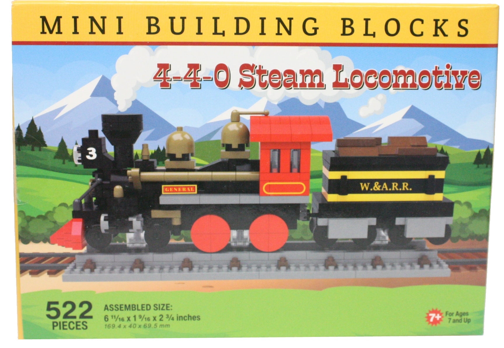 Mini Building Blocks - 4-4-0 Steam Locomotive – The Country Christmas Loft