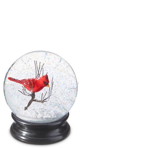 Single Cardinal Water Globe – The Country Christmas Loft