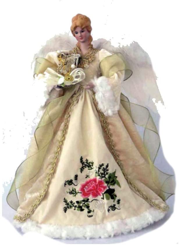 Victorian Angel Tree Topper Victorian Angel With Fanfare, Jim Shore