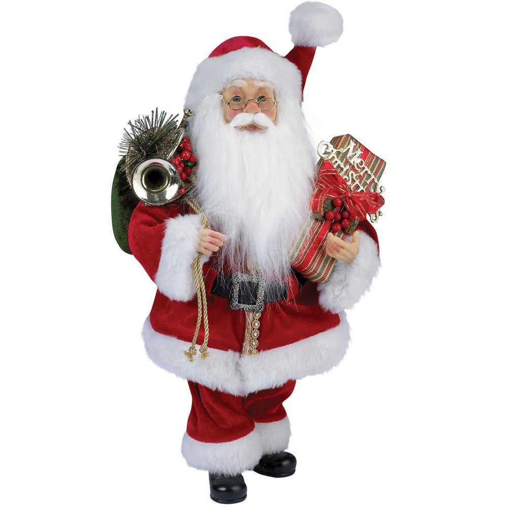 Traditional Standing Santa W/B – The Country Christmas Loft