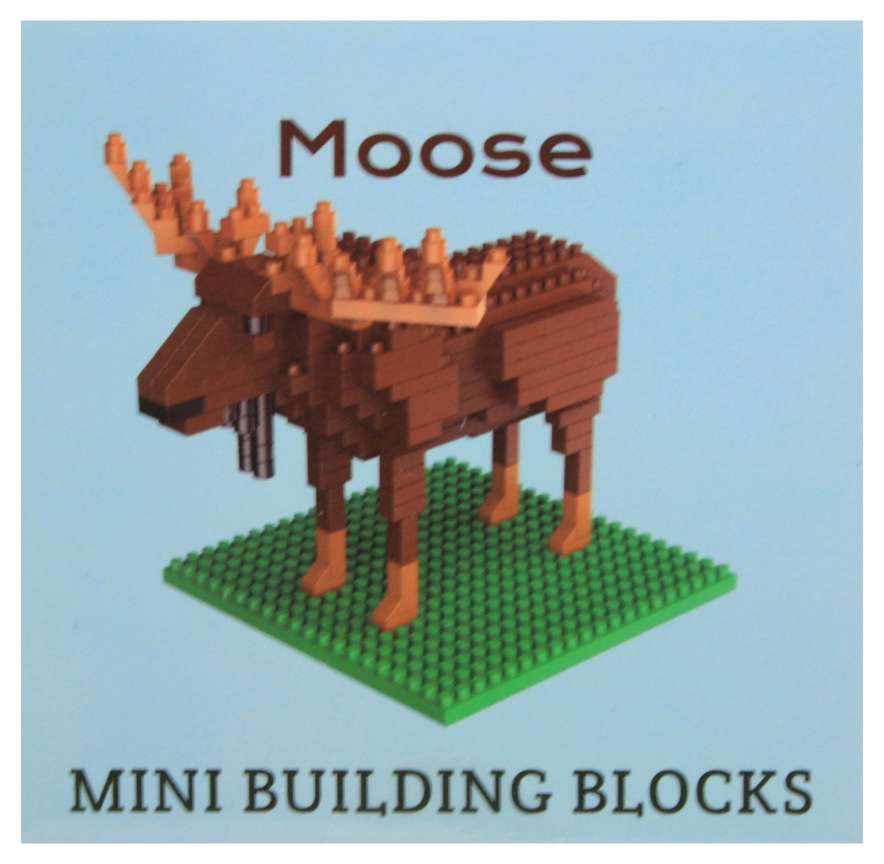 Mini Building Blocks - Moose – The Country Christmas Loft