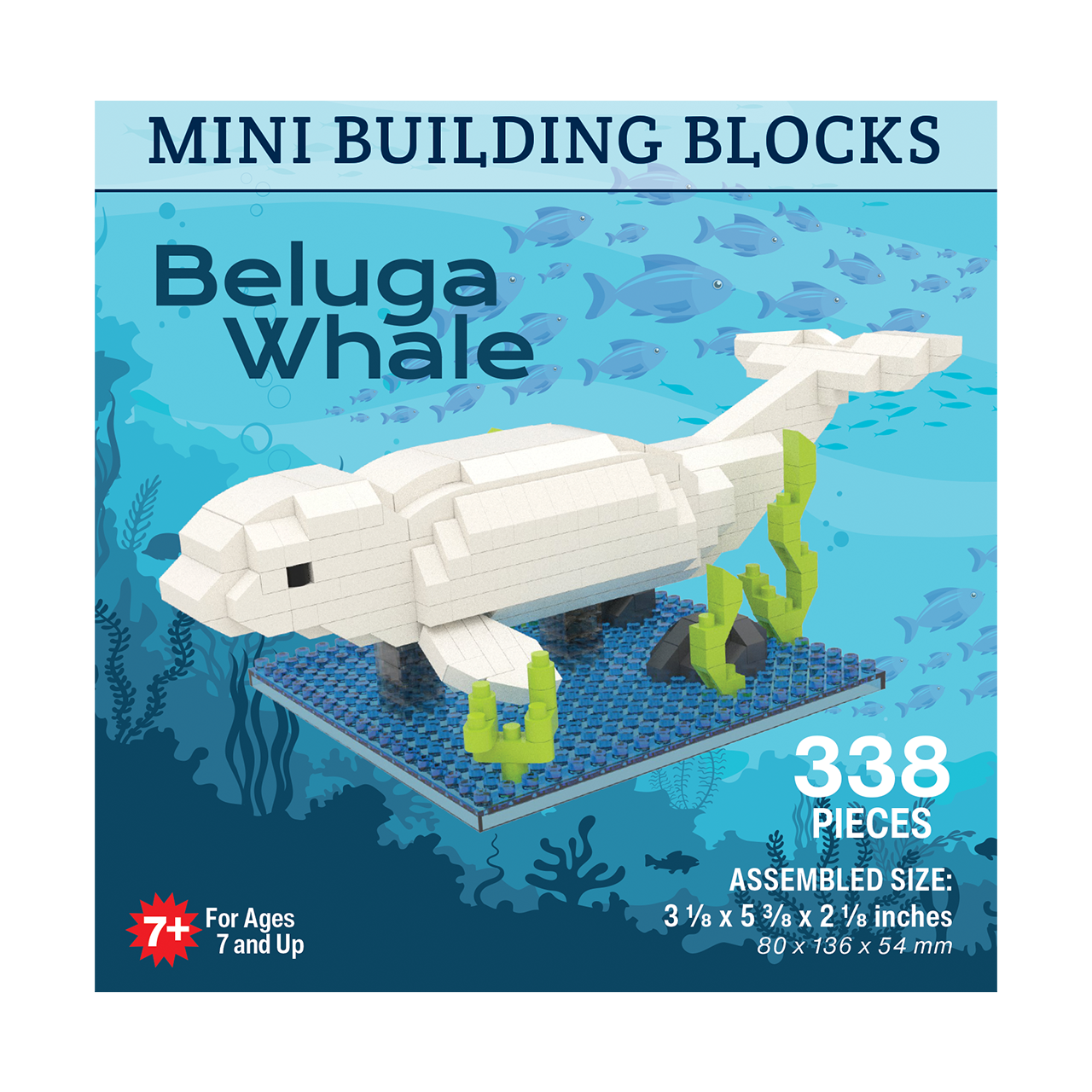 Mini Building Blocks - Beluga Whale – The Country Christmas Loft