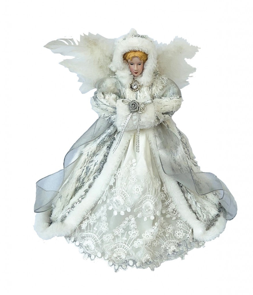 Russian Snow Angel Tree Topper - 13" – The Country Christmas Loft