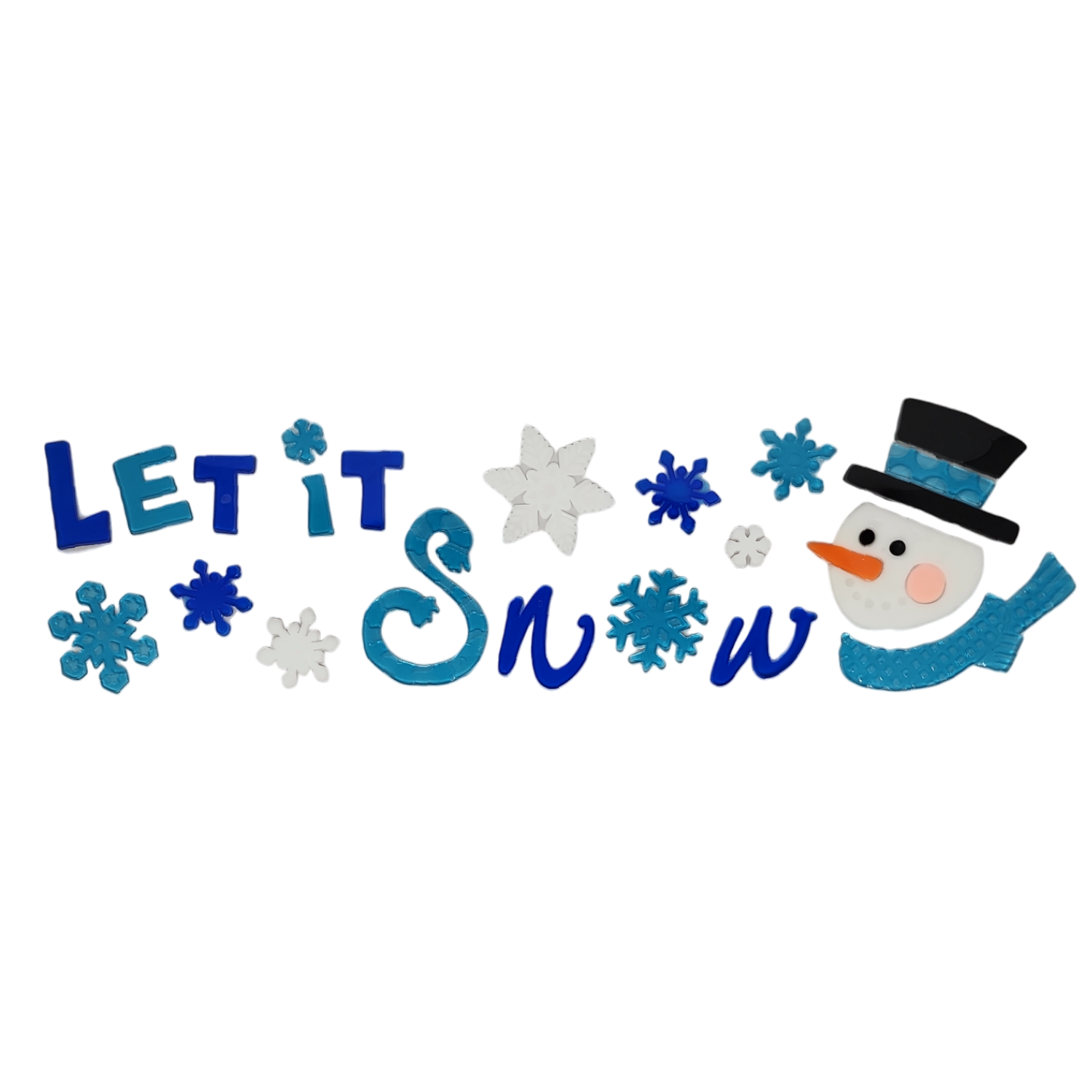 Wide Window Gel Clings - Let it Snow – The Country Christmas Loft