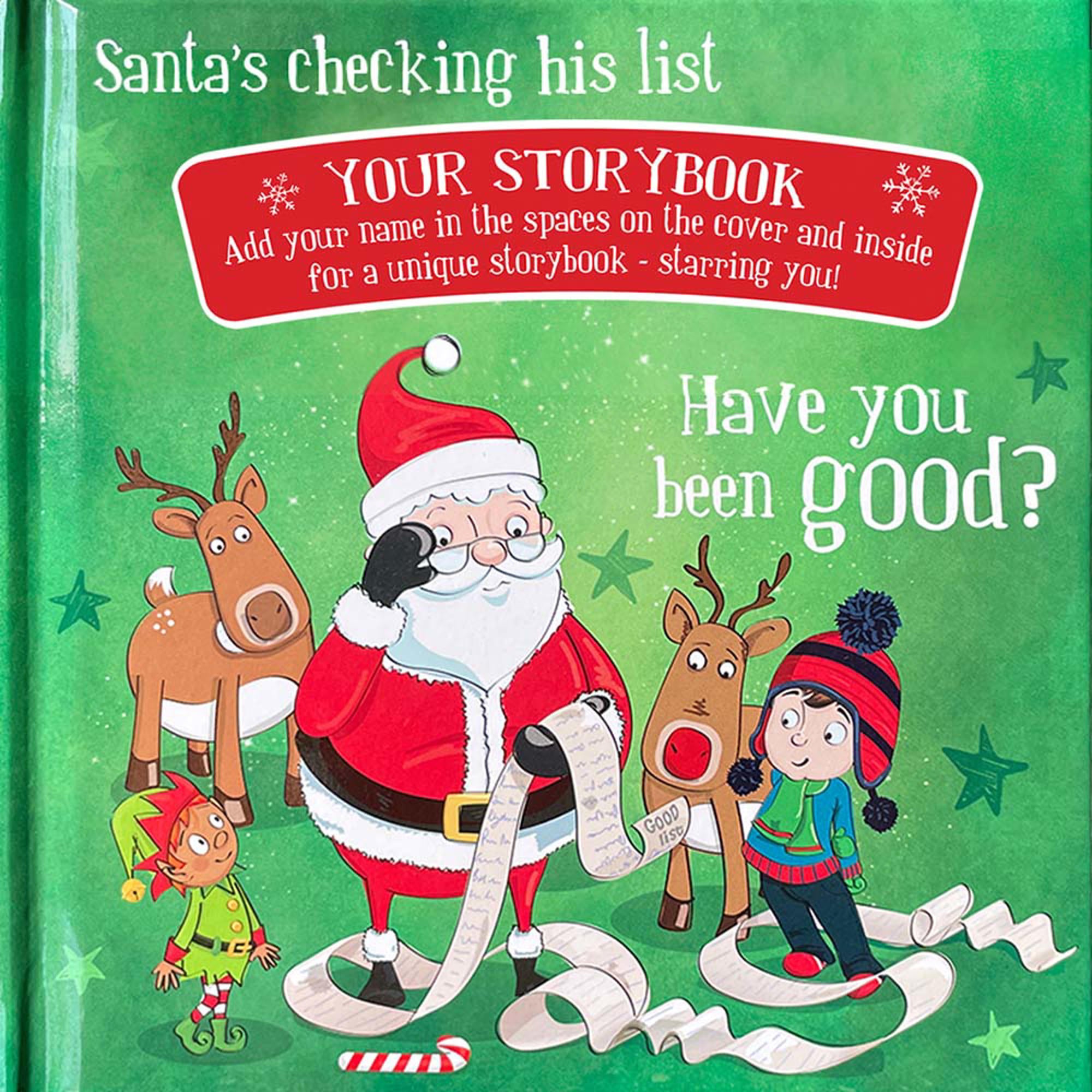 Christmas Storybook - Santa's List (Male) – The Country Christmas Loft