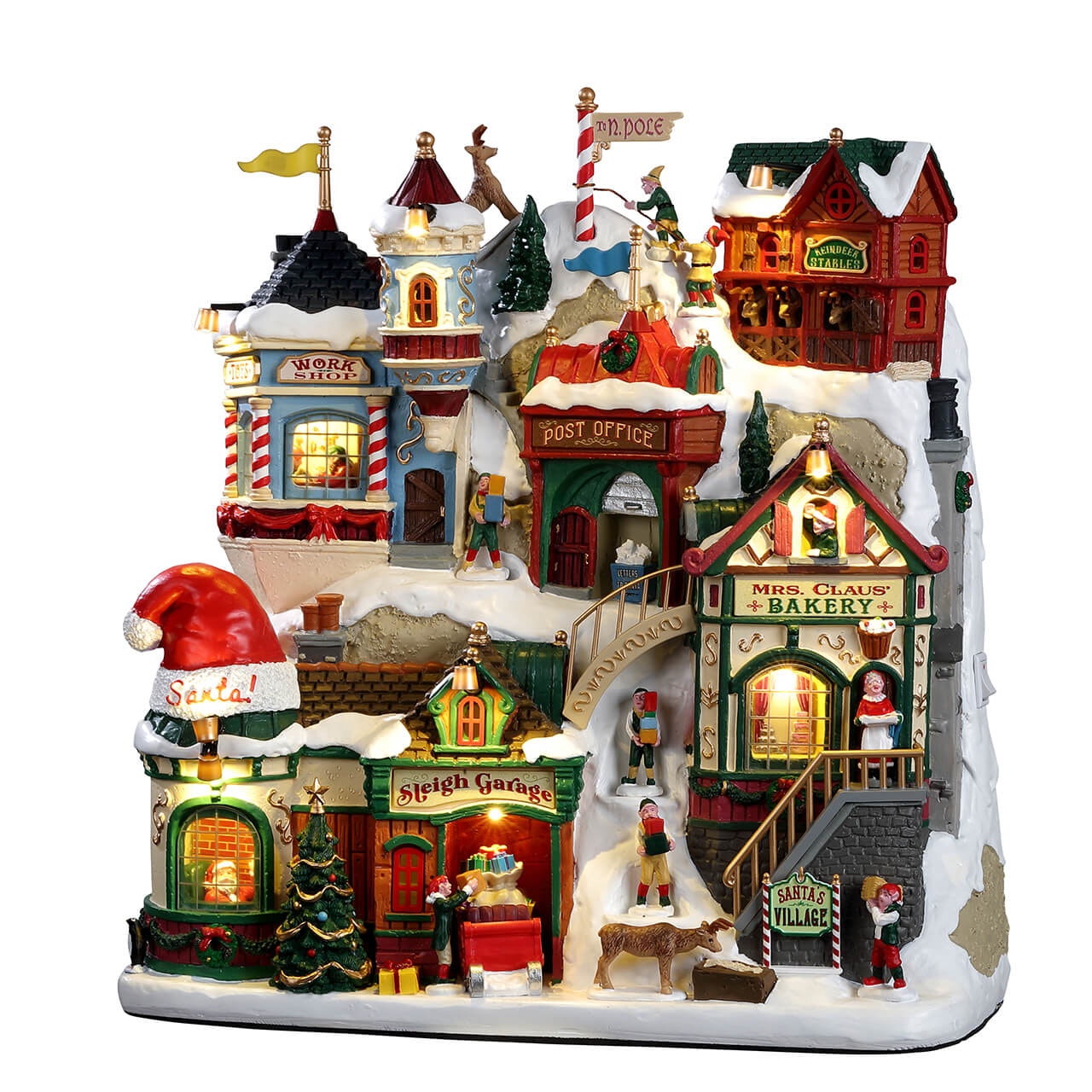 Santa's Village Facade – The Country Christmas Loft