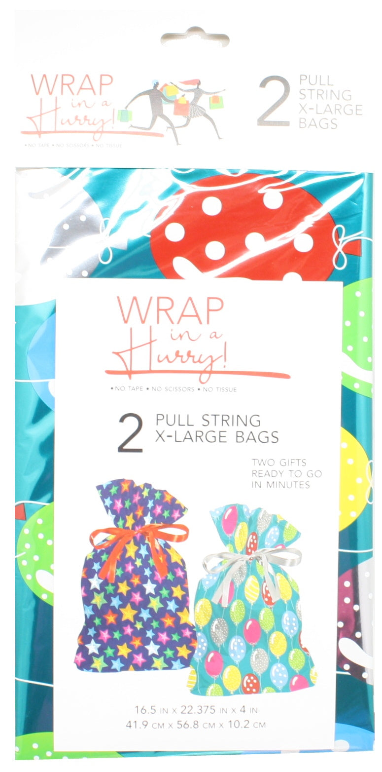 Extra Large Pull String Gift Bags – The Country Christmas Loft